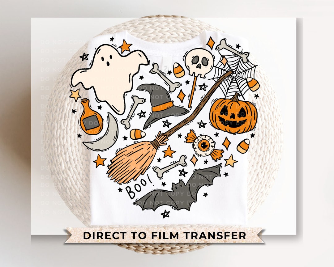 Halloween DTF Transfers, Ready to Press, T-shirt Transfers, Heat ...
