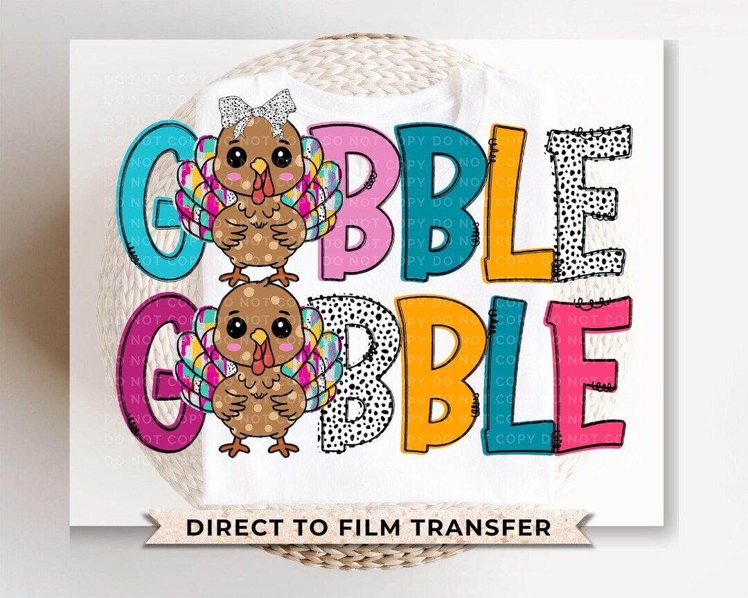 Thanksgiving DTF Transfers, Ready to Press, T-shirt Transfers, Heat ...