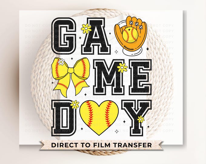 Baseball and Softball Mom Bow Ready to Press Transfer Direct to Film ...
