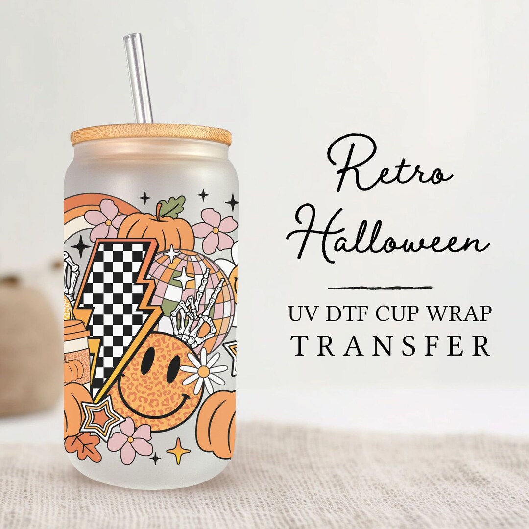 Fall UV DTF Libbey 16oz Cup Wrap Sticker, Ready to Ship, Direct to Film ...