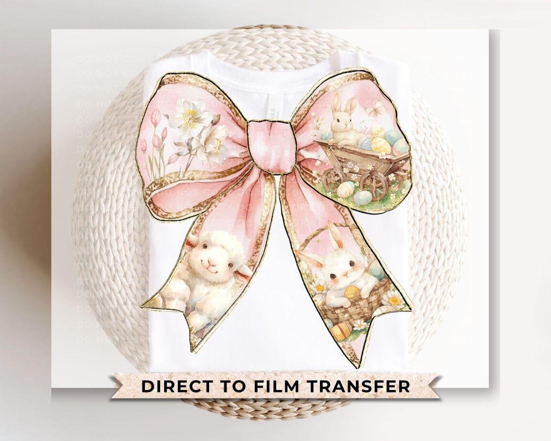 Easter DTF Transfers, Ready to Press, T-shirt Transfers, Heat Transfer, Direct to Film, Holiday ...