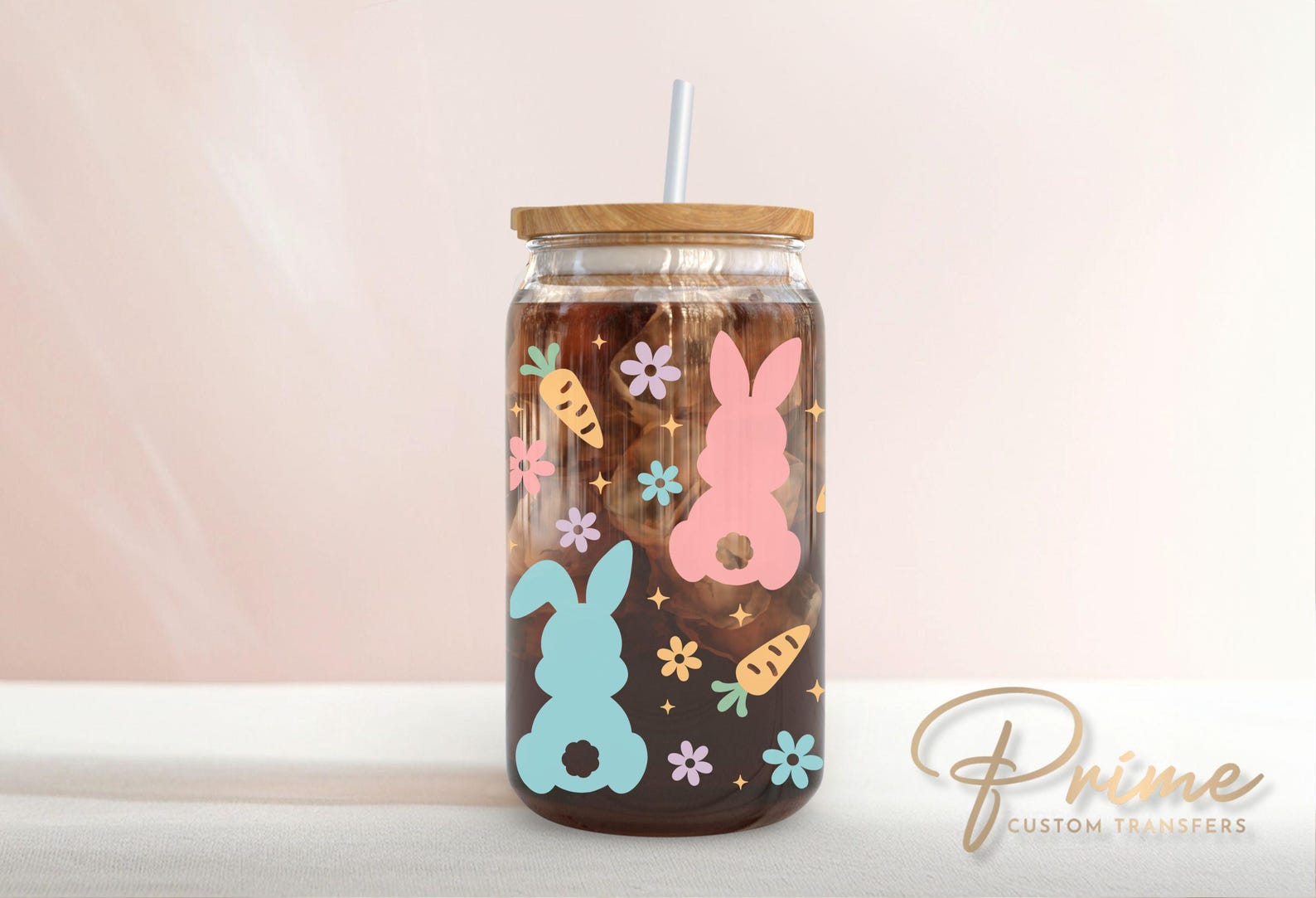 Easter UV DTF Libbey 16oz Cup Wrap Sticker, Ready to Apply, No Heat ...