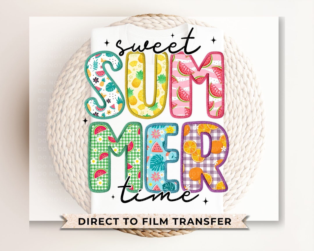 Summer DTF Transfers, Ready to Press, T-shirt Transfers, Heat Transfer ...