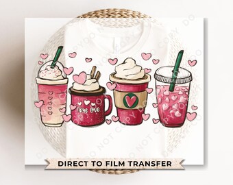 Valentine's Sweets DTF Transfer Ready to Press Transfers High Quality ...