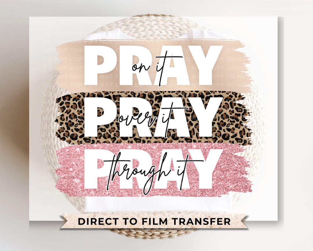 Christian DTF Transfers, Ready to Press, T-shirt Transfers, Heat ...
