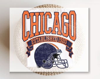 Chicago Football DTF Heat Transfer, Sports Team Direct-to-film ...