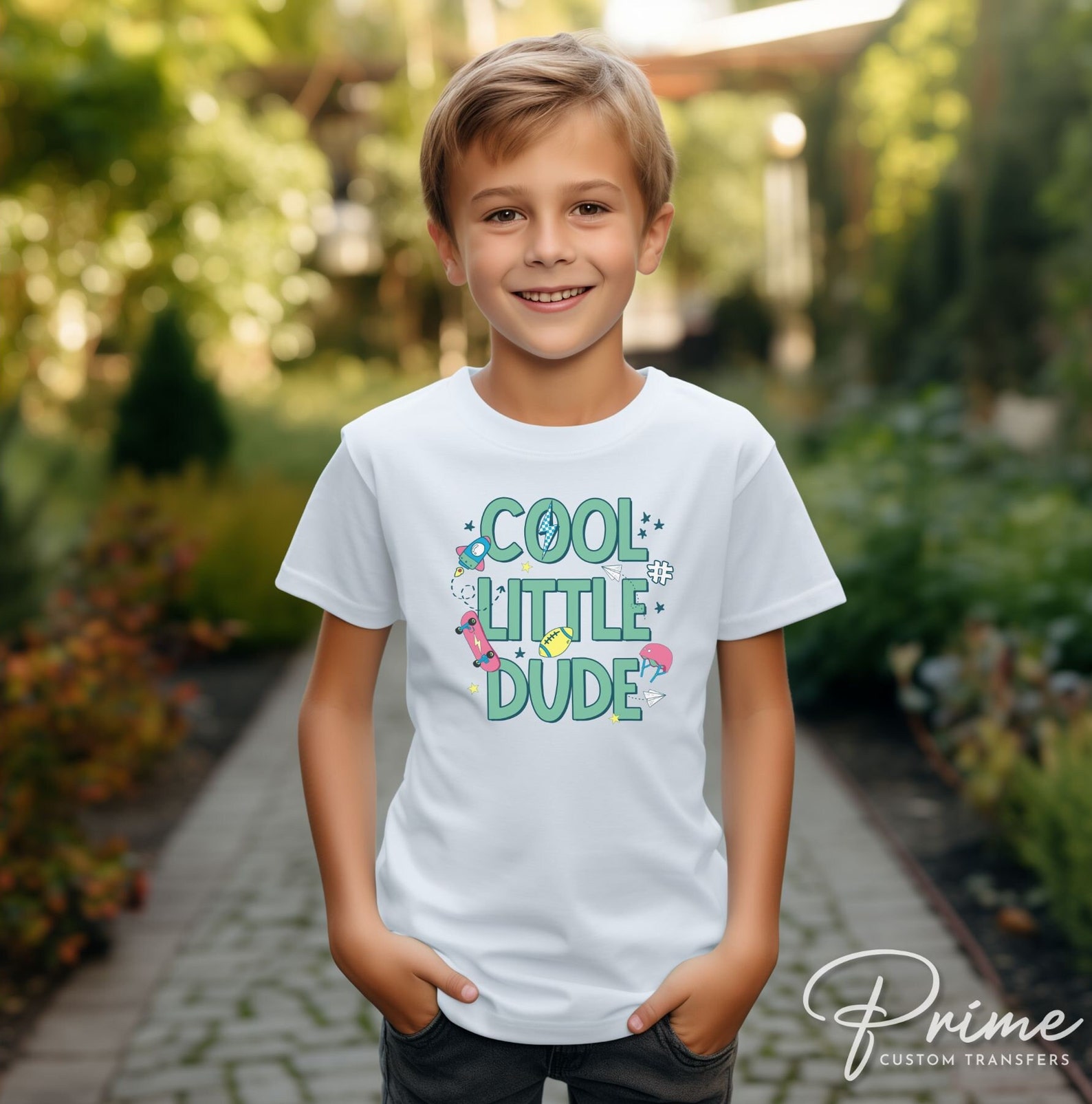 Cool Little Dude DTF Transfers, Ready to Press, T-shirt Transfers, Heat ...