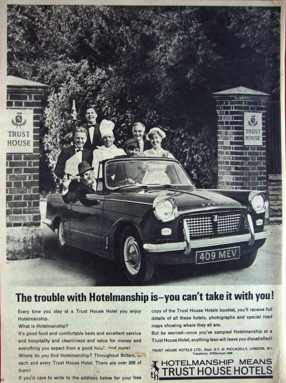 Advertisements Triumph Herald Car Print 1964 Original Advertising Wall ...