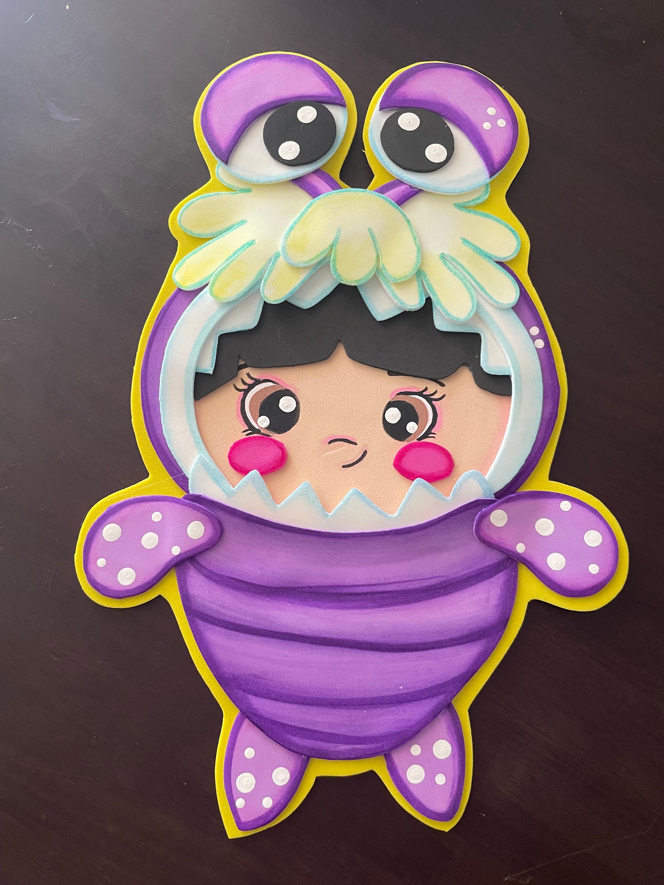 Monsters Inc Boo in Monster Custome Cut-out Centerpiece for Birthday ...