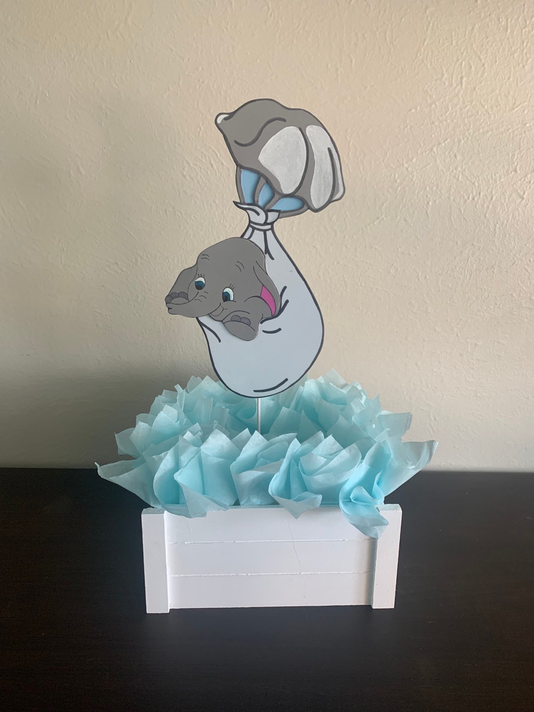 Baby Dumbo in a Parachute Cut-out Centerpiece/baby Shower - Etsy