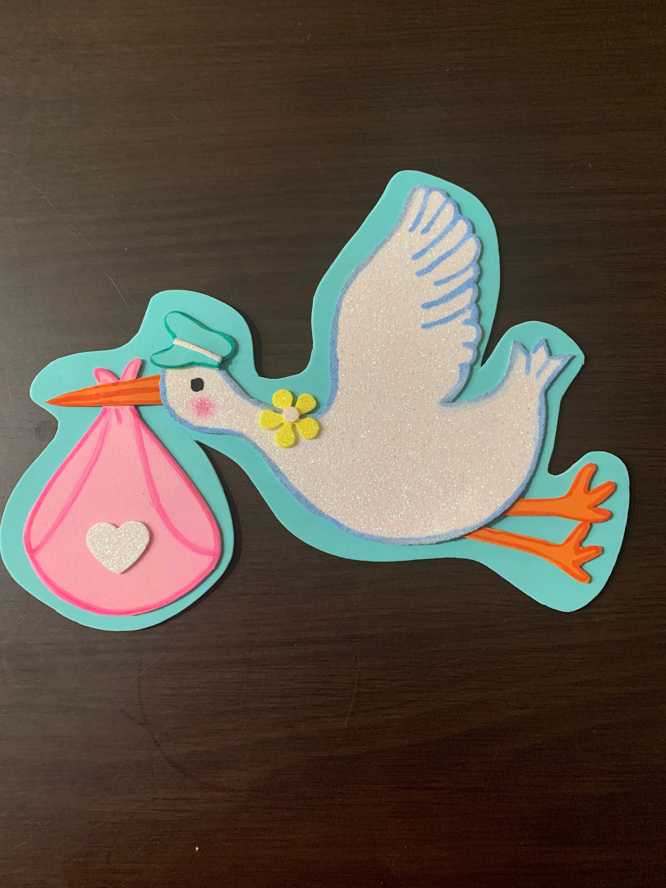 Stork Cut-out Centerpiece/baby Shower Centerpiece/baby Stork/baby ...