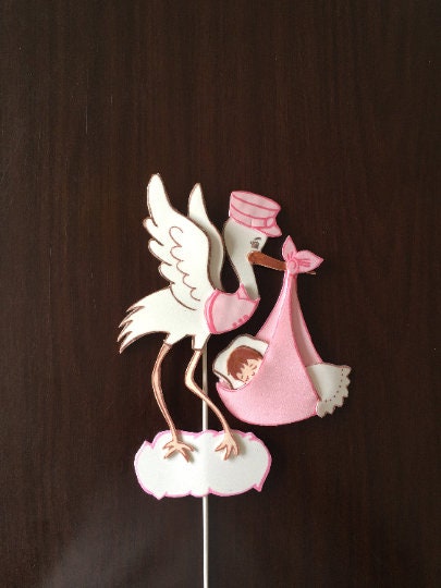 Stork Cut-out Centerpiece/baby Shower Centerpiece/baby Stork/baby ...