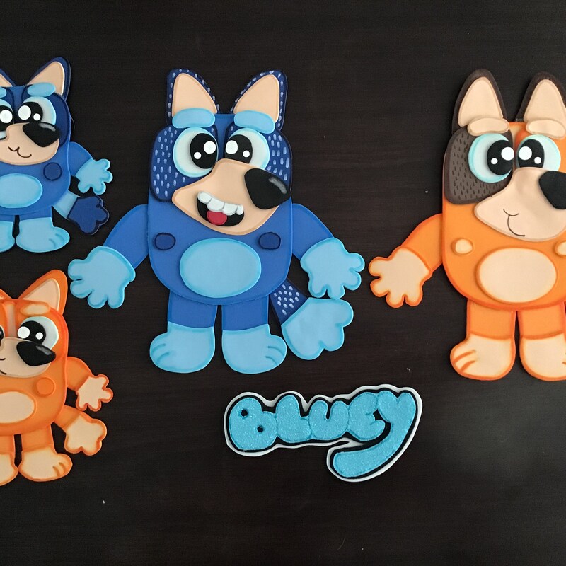 Bluey Cutouts - Etsy