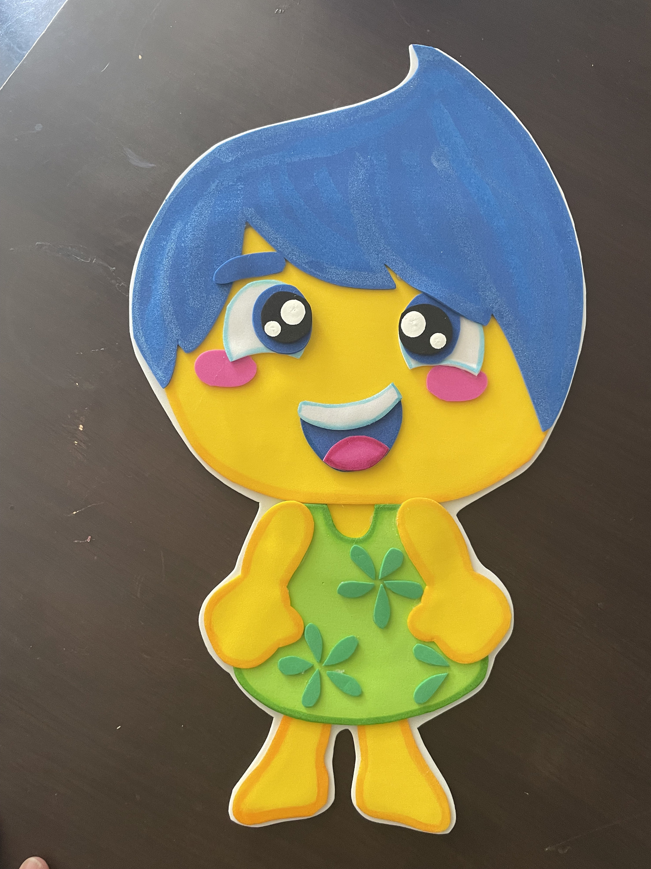 Inside Out Joy Cut-out Centerpiece for Birthday Parties, Decoration ...