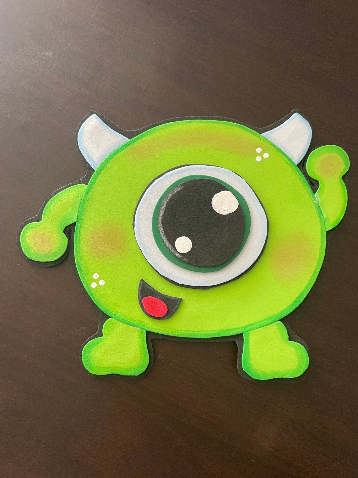 Monsters Inc Mike Wazowski Cut-out Centerpiece for Birthday Parties ...