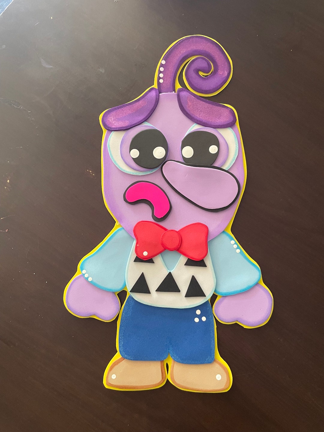 Inside Out Fear Cut-out Centerpiece for Birthday Parties, Decoration ...