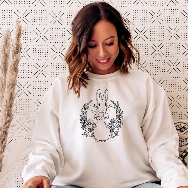 Rabbit Hoodie - Etsy