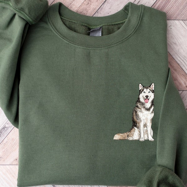 Siberian Husky Sweatshirt - Etsy