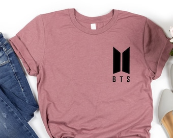 Bts Logo Shirt | Etsy