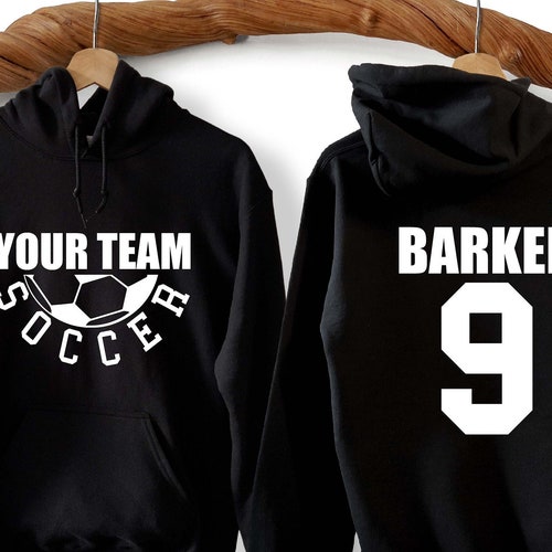 Customized Soccer Sweatshirt Your Name Soccer Soccer - Etsy