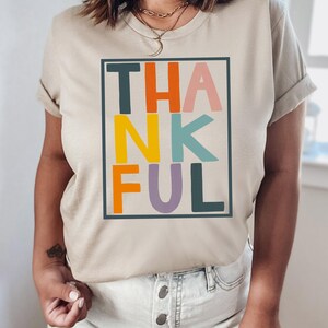 Thankful Shirt, Thanksgiving, Thankful Fall, Fall Shirt, Thankful ...