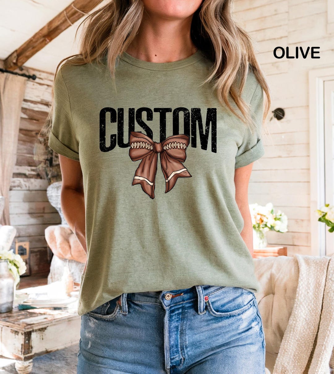 Customization Football Shirt, Custom Football Team Name Shirt, School ...