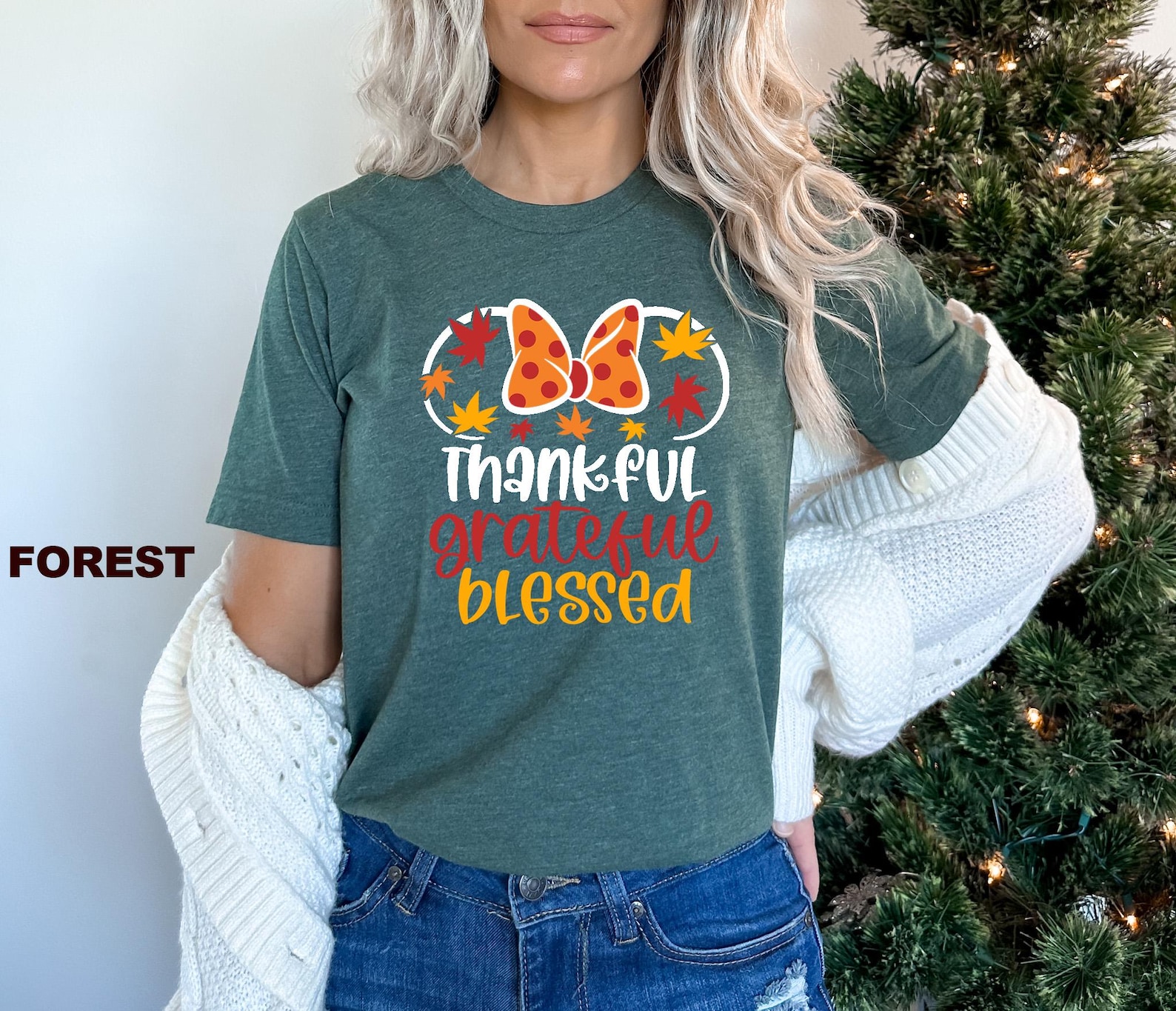 Thankful Grateful Blessed Shirt, Thanksgiving Vibes Tee, Family ...