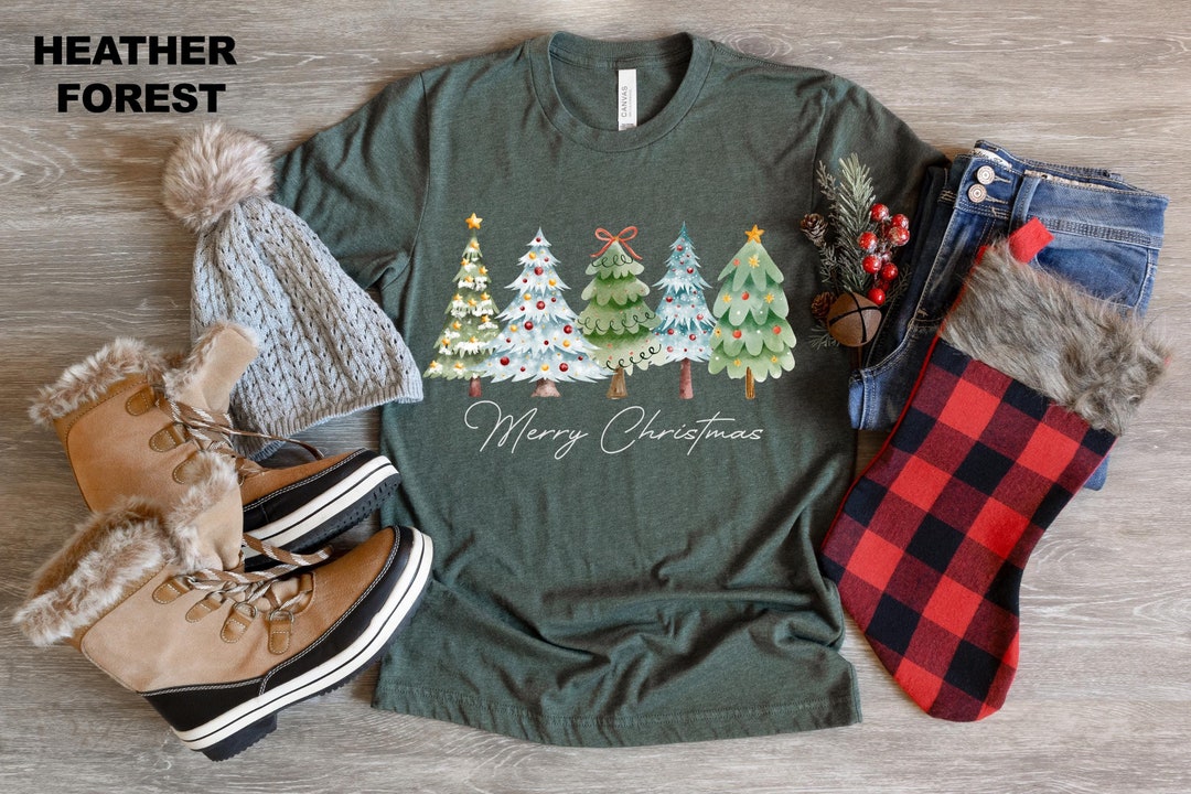 Merry Christmas Trees Shirt, Christmas Season Shirt, Christmas Pants ...