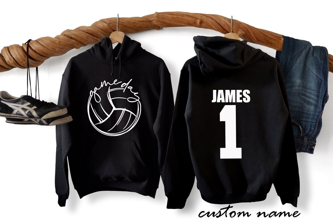 Customized Volleyball Sweatshirt, Your Name Volleyball Shirt, Game Day ...
