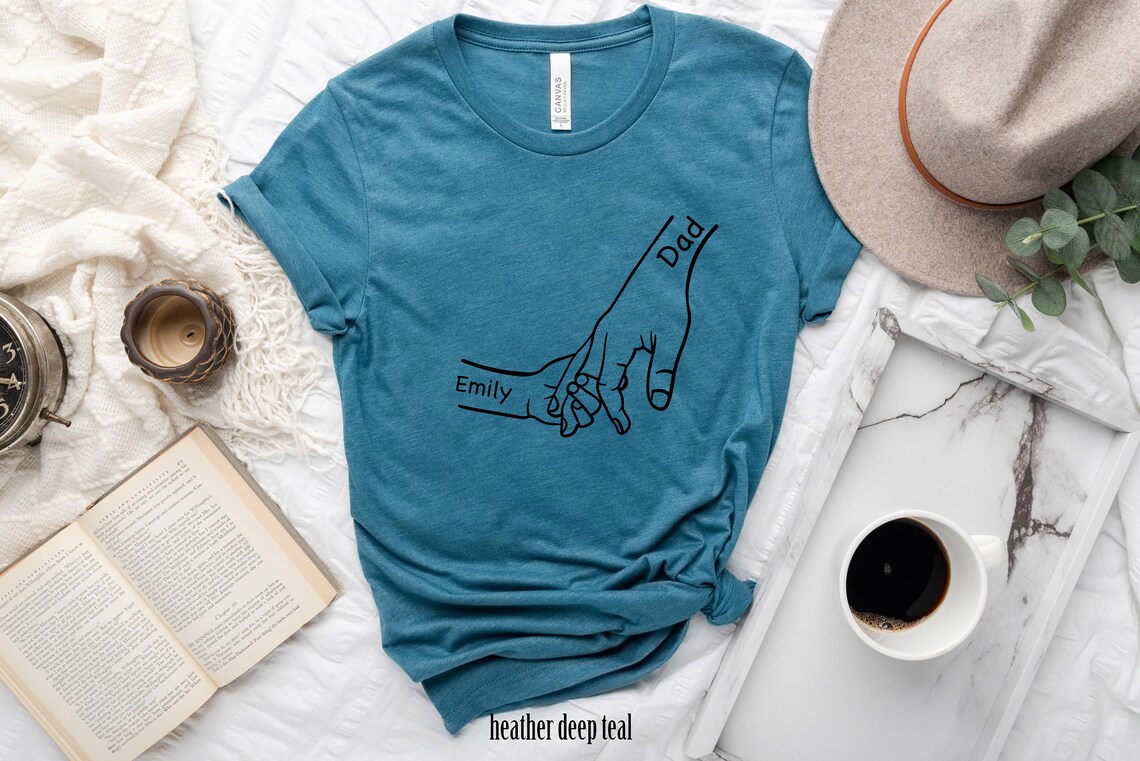 Custom Daddy Shirt, Fathers Day, Gift for Grandpa, Personalized Cute ...
