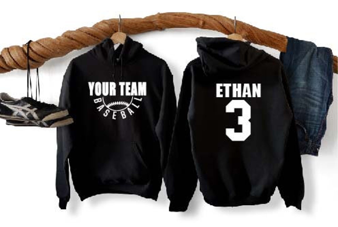 Customized Baseball Sweatshirt, Personalized Baseball Sweater, Baseball ...