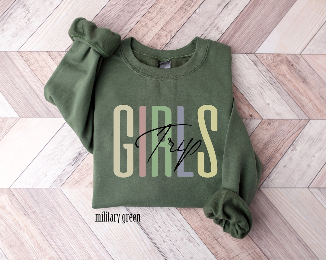 Girls Trip Sweatshirt, Trip Group Sweats, Personalized Travel ...