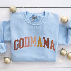 Cute Godmama Sweatshirt,godmama Gift,godmother Sweater, Godmama Sweater ...
