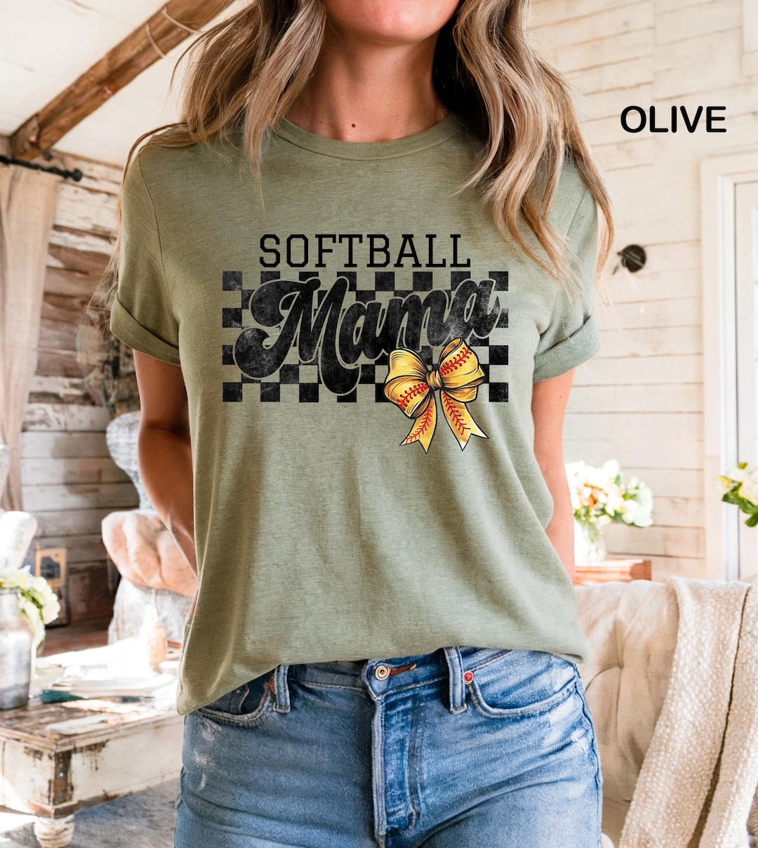 Retro Softball Mama Shirt, Softball Mom Gift, Softball Lover Mom Shirt ...
