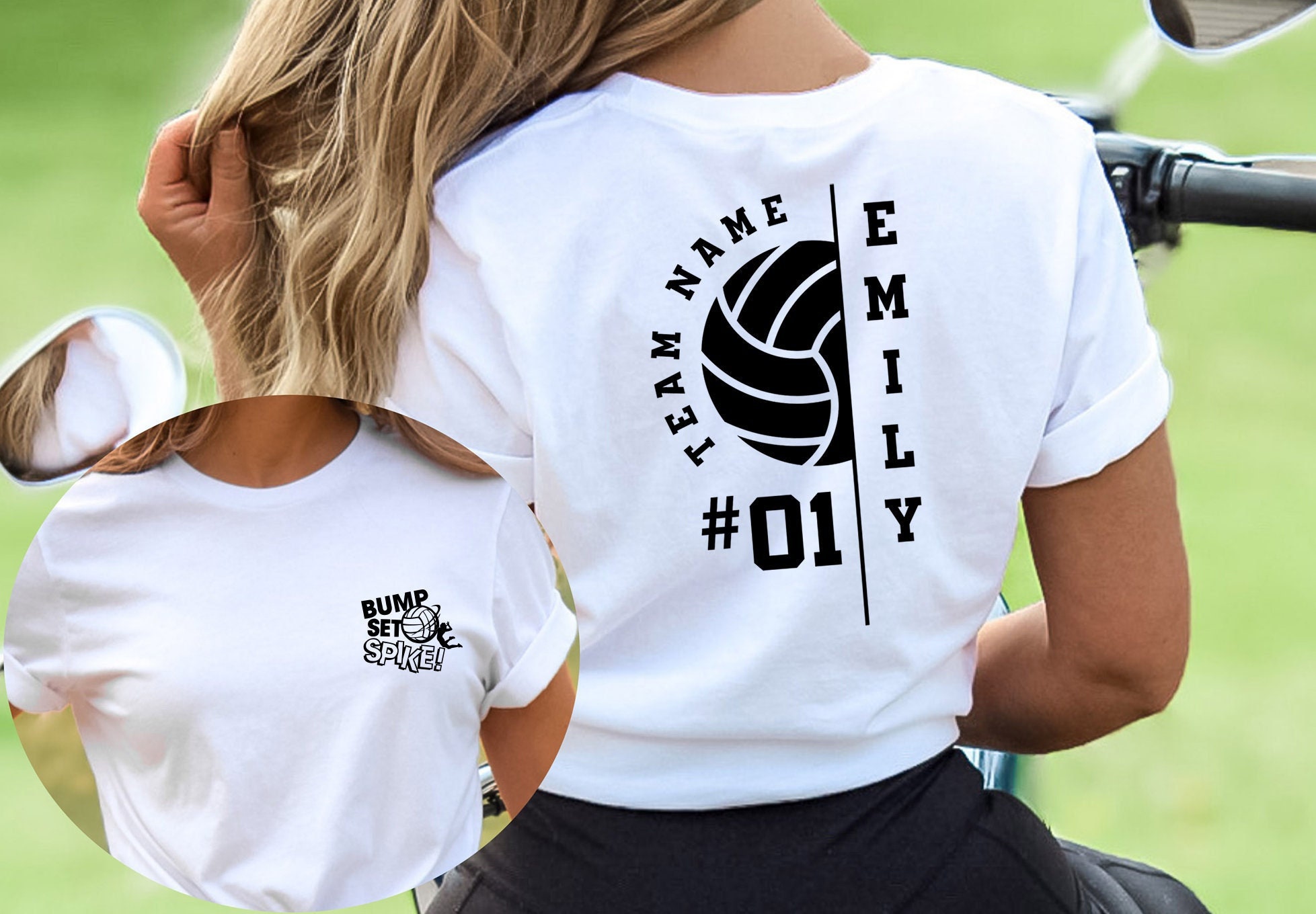 Personalized Volleyball Shirt, Your Name Volleyball T-shirt, Custom ...