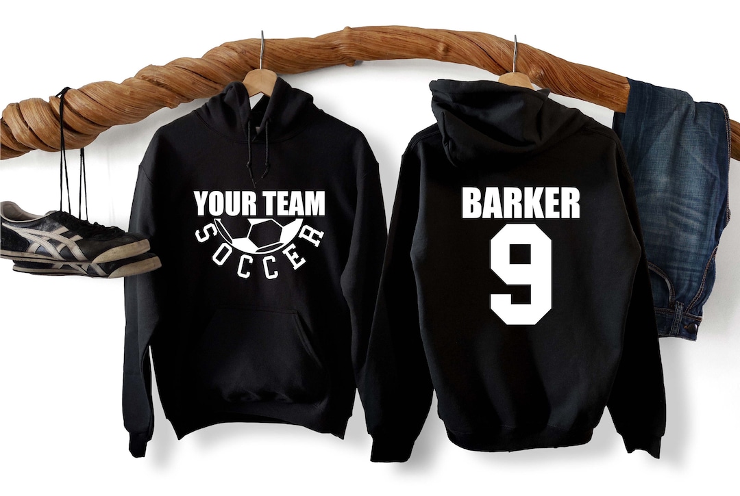 Customized Soccer Sweatshirt, Your Name Soccer, Soccer Hoodies, Soccer ...