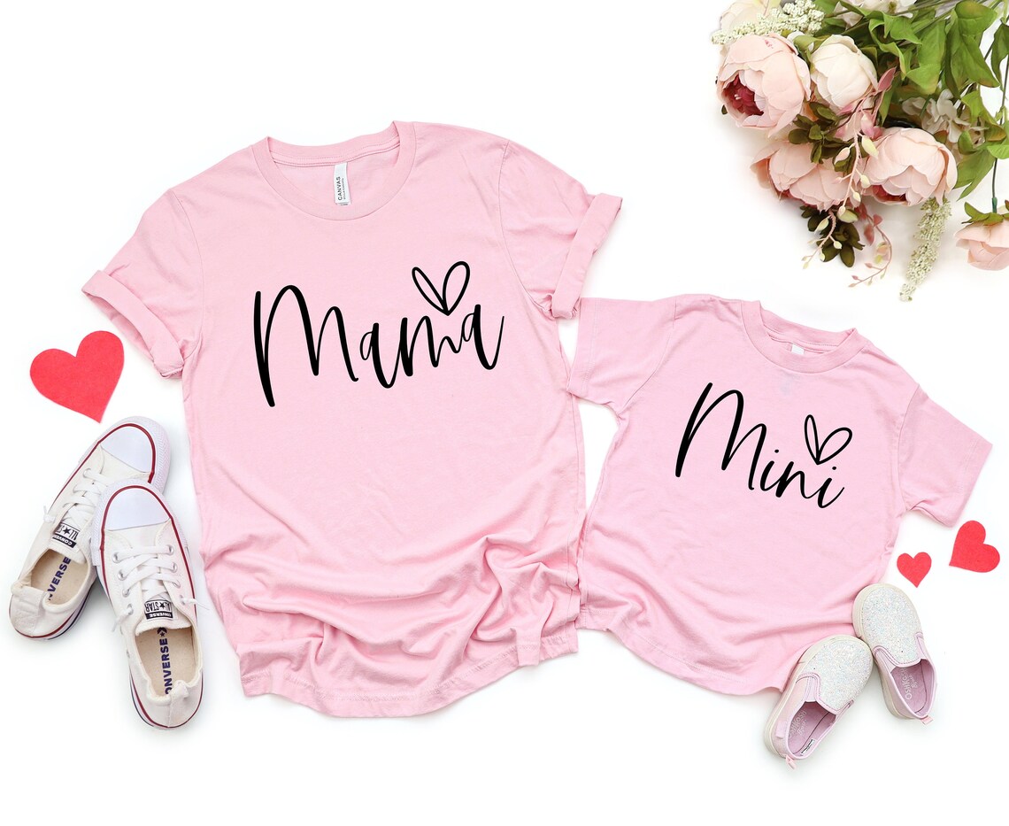 Mama Mini Shirt, Mom Shirt, Mommy and Me Outfit , Matching Mommy and Me ...