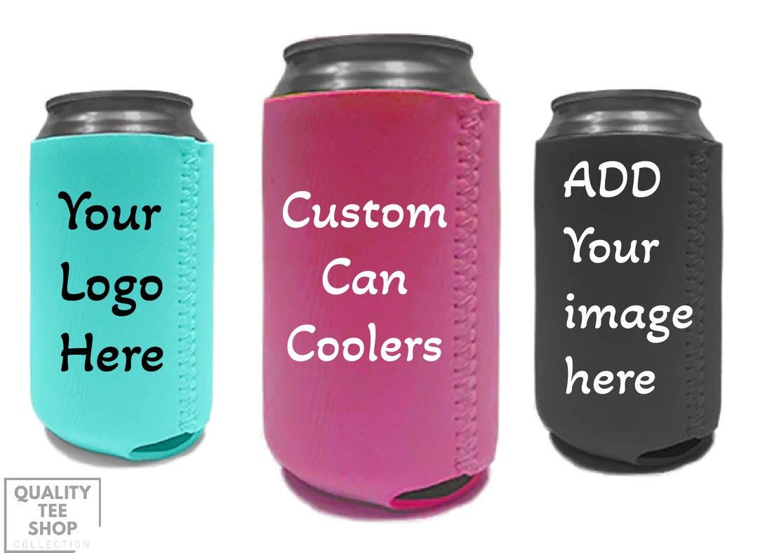 Personalized Can Coolers, Birthday Party, Custom Can Cooler, Party ...