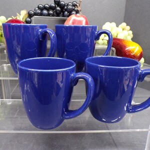 2408 Corelle Ceramic Stoneware 4" Solid Color Coffee Cups / Mugs 12 Oz ...