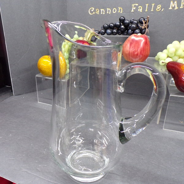 Clear Glass Pitcher - Etsy