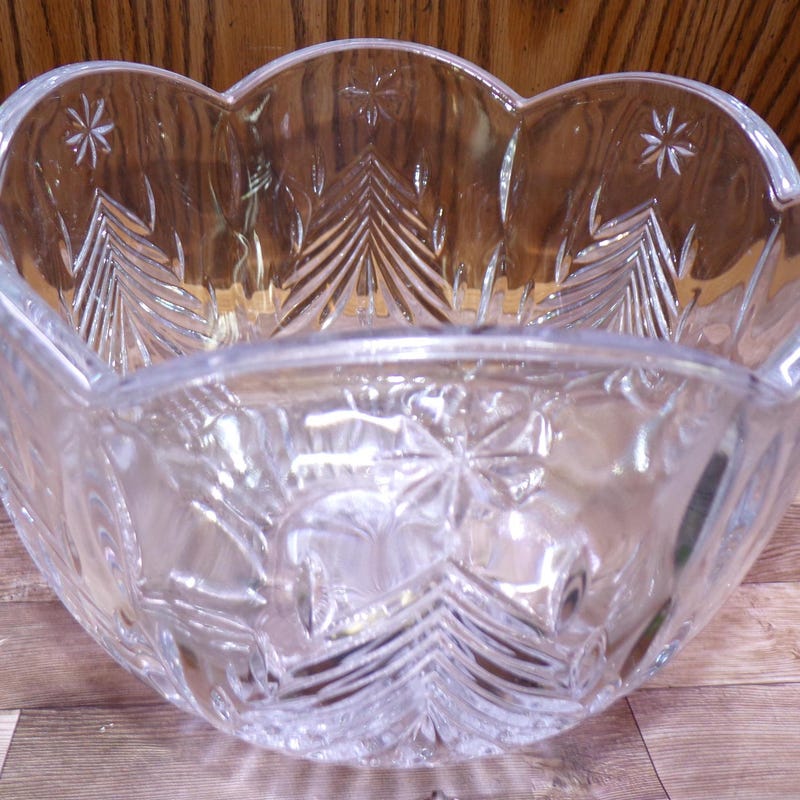 Mikasa Christmas Candy Bowl - Etsy