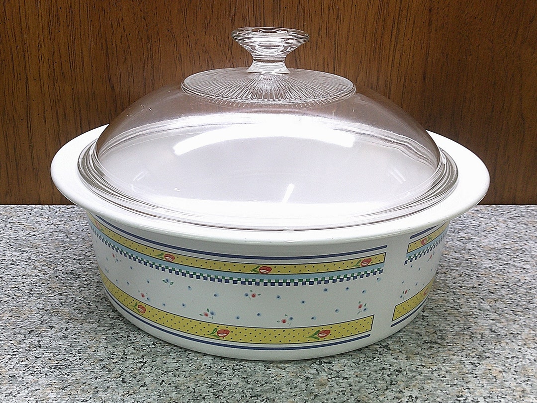 Corning 10.5 Classic Elegance 2.5 Liter Covered Casserole Dish 186 W ...