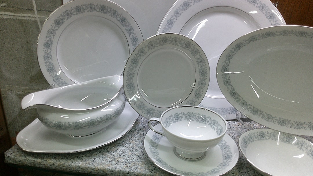Eschenbach Baronet Fine China Nocturne Vintage Dinnerware From Bavaria ...