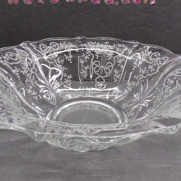 Etched Fostoria Rose Pattern - Etsy