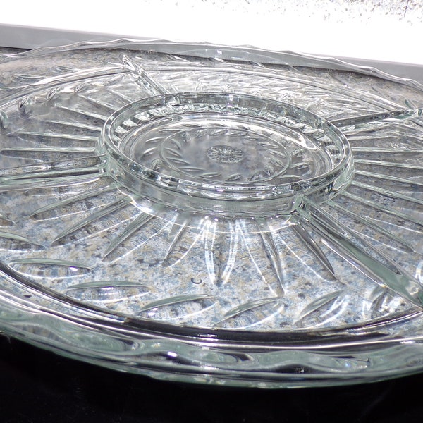 Crystal Serving Tray - Etsy