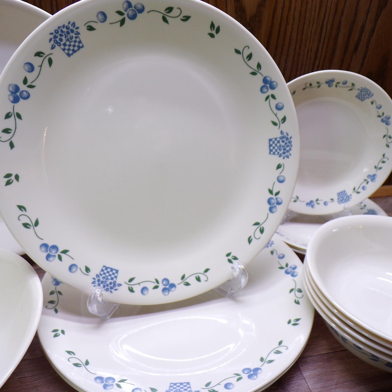 Vintage Corelle Blueberry - Etsy