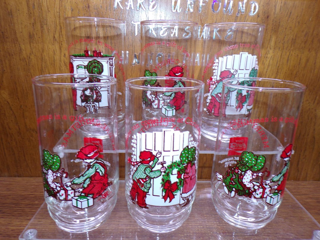2505 Holly Hobbie & Robbie Vintage 1978 Coca-cola Coke 5.75" Glasses ...