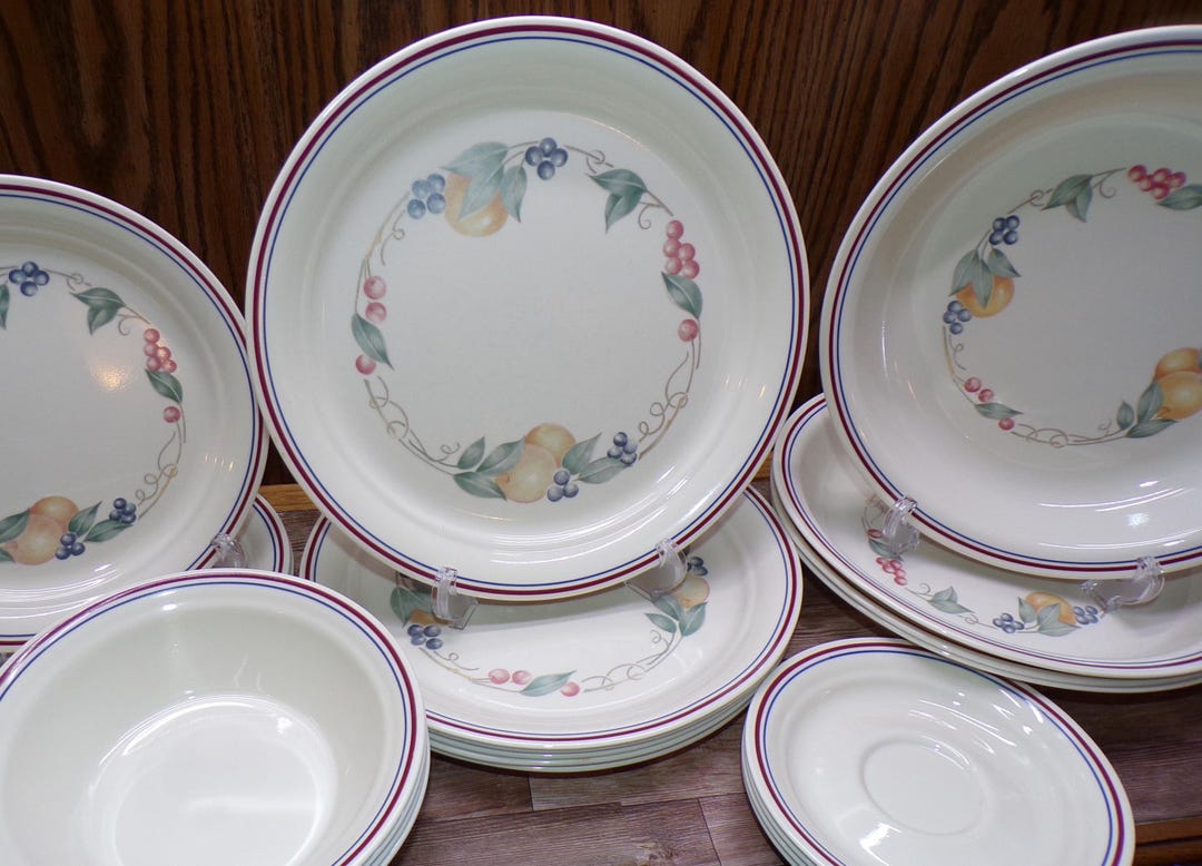2604 Corelle Abundance Mixed Fruit Pattern Vintage Dinnerware - Choose ...