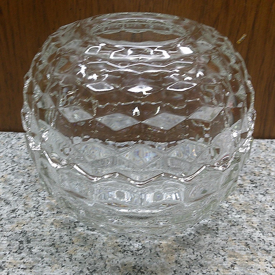 Homco Cubist Clam Shell Clear Fairy Lamp 5 Beautiful Vintage Votive ...