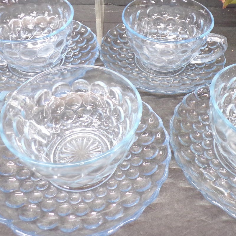 Bubble Blue Glass Tumbler - Etsy